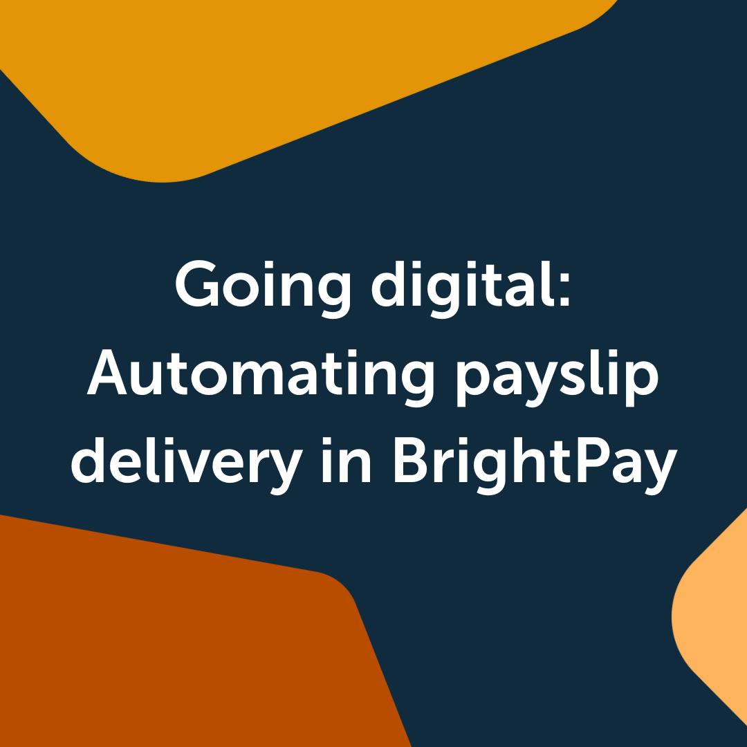 Payslip delivery automation in BrightPay